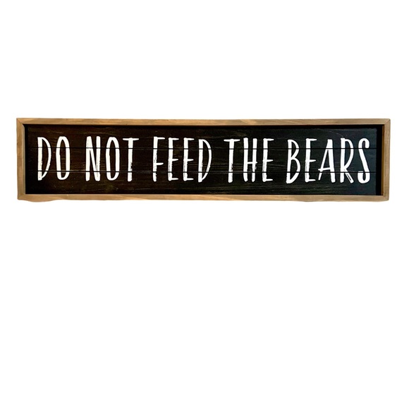 The Spring Shop | Wall Decor | Rustic Outdoors Brown Wood Sign Do Not ...